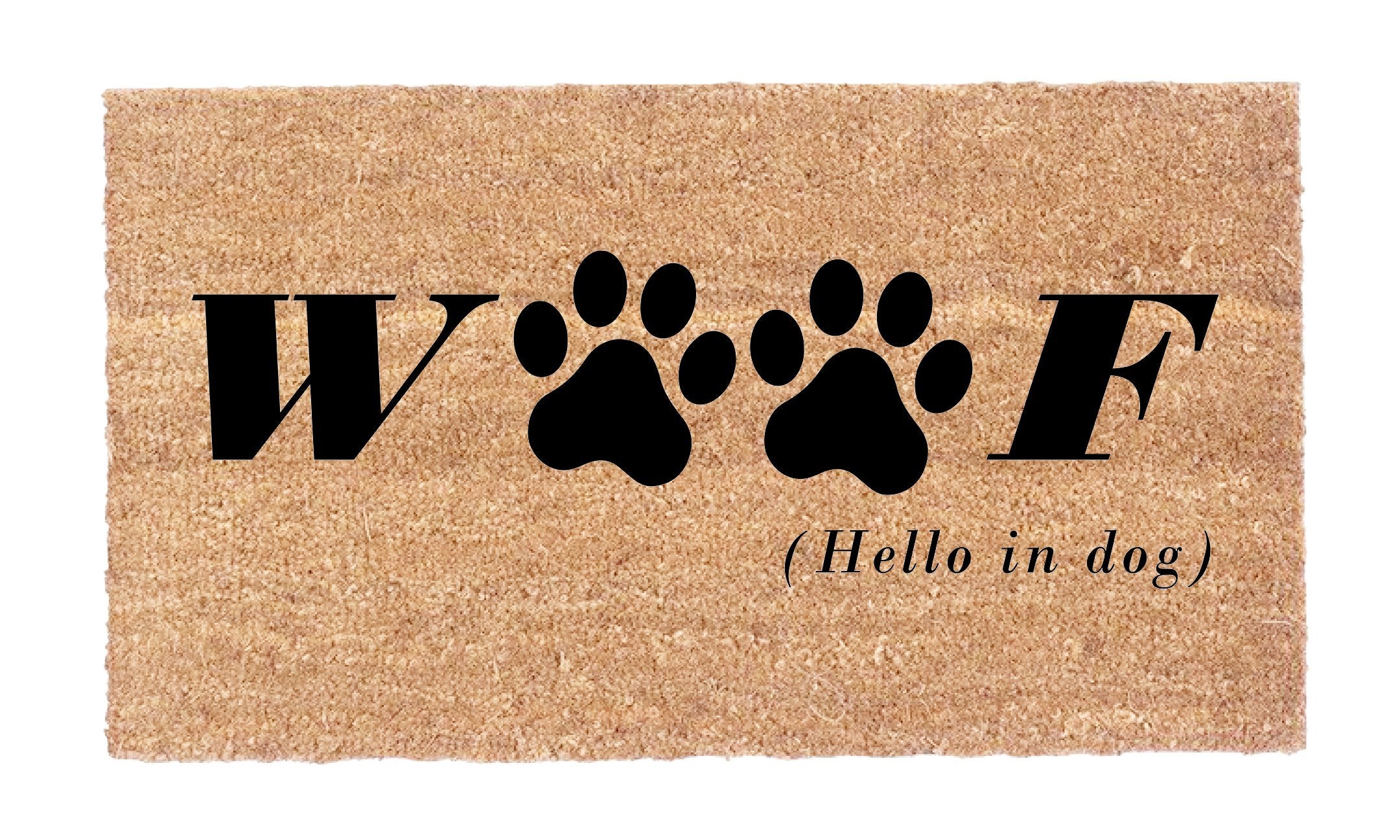Woof Dog Paw – Mat Supplier Group